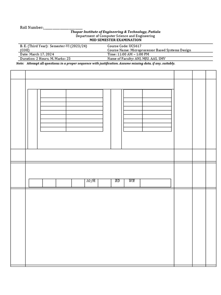 Ucs617 MST 23 | PDF | Computer Science | Office Equipment