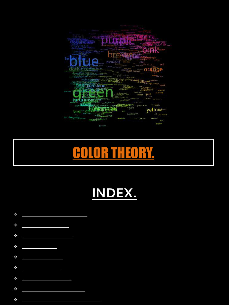 Introduction To Colours Final | PDF | Magenta | Cyan