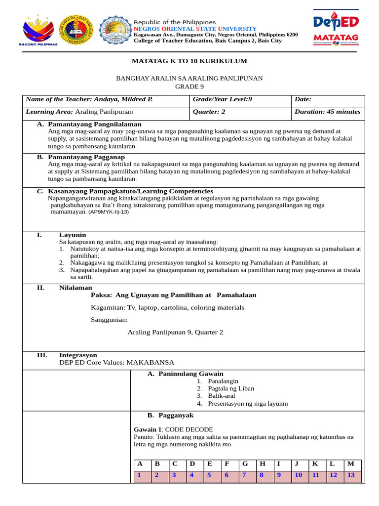 LP-6-MATATAG - Copy | PDF