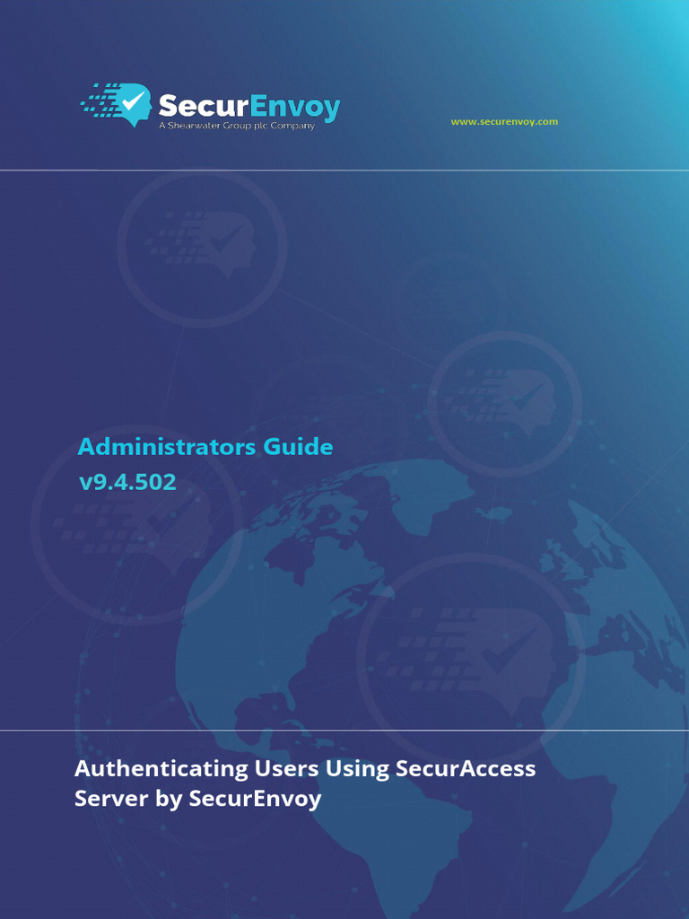 SecurEnvoy SecurAccess Administrators Guide | PDF | Radius | Password