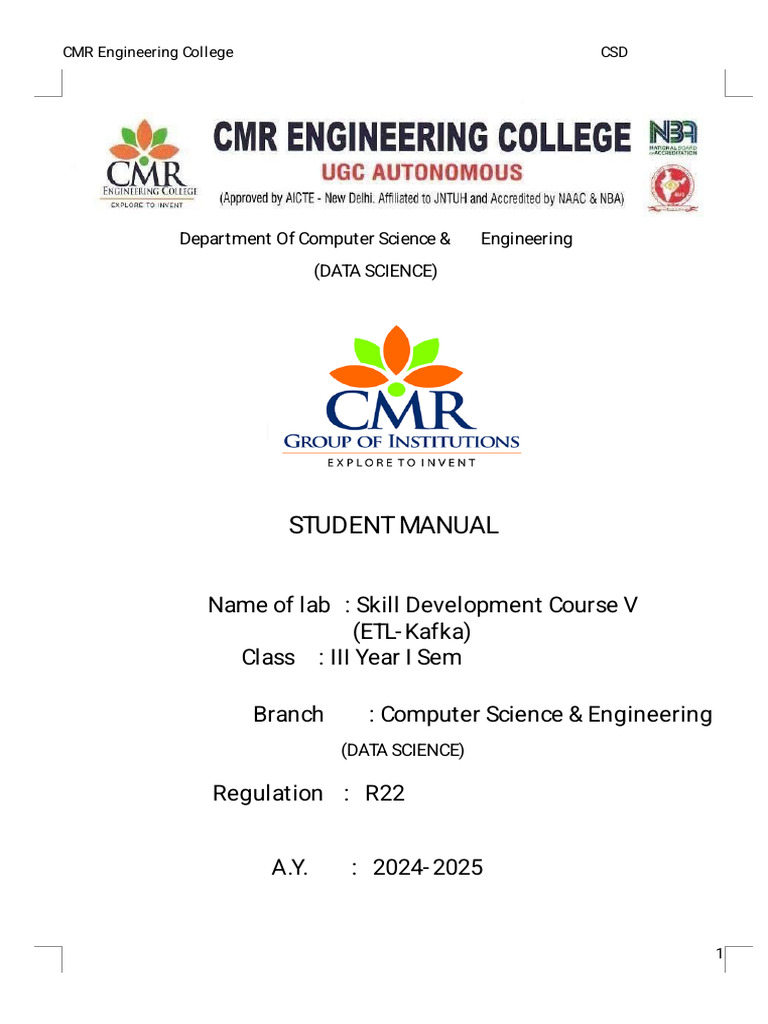 ETL-Kafka (Talend) Student MANUAL - For Merge | PDF | Computing | Information Technology