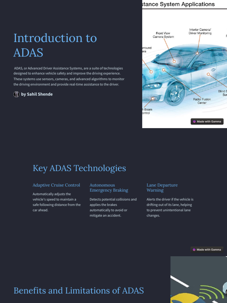 Introduction To ADAS | PDF