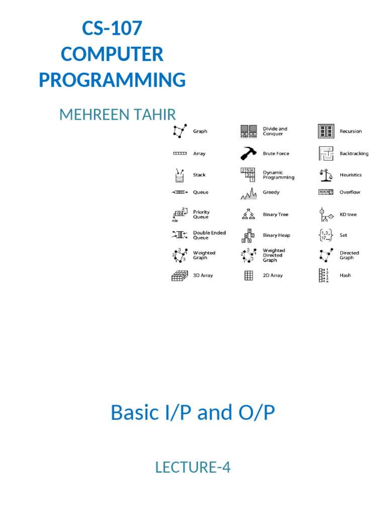 Lecture-4 | PDF | Computer Program | Programming Lecture-4 | PDF | Computer Program | Programming