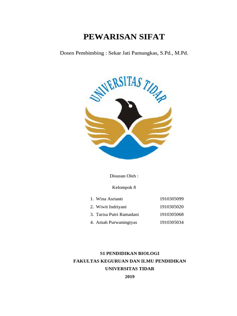 Pewarisan Sifat dan Genetika Mendel | PDF