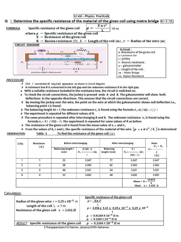 12 STD Physics Practicals (1-10) EM 2023-24 | PDF | Logic Gate | P–N Junction