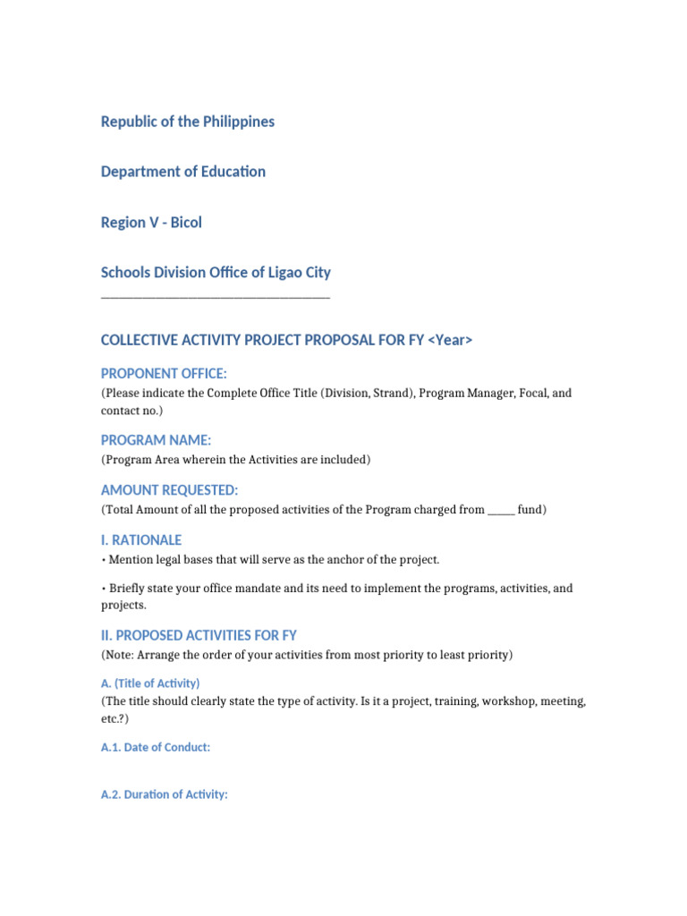 Collective_Activity_Proposal_Template | PDF