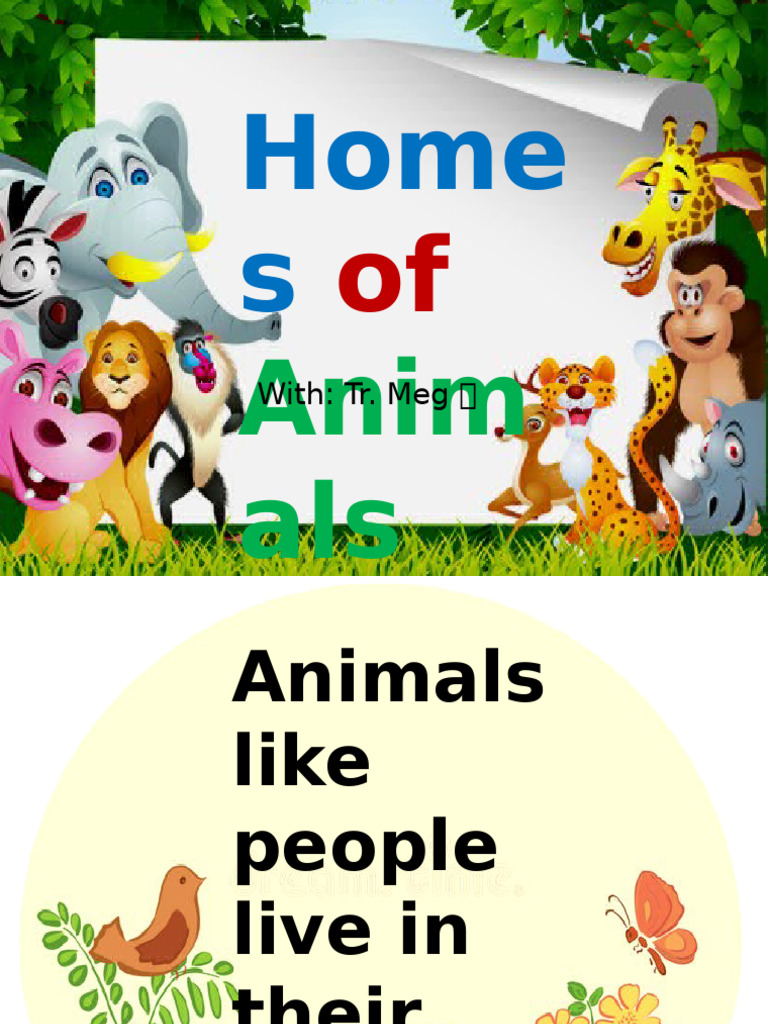 Homes of Animals | PDF
