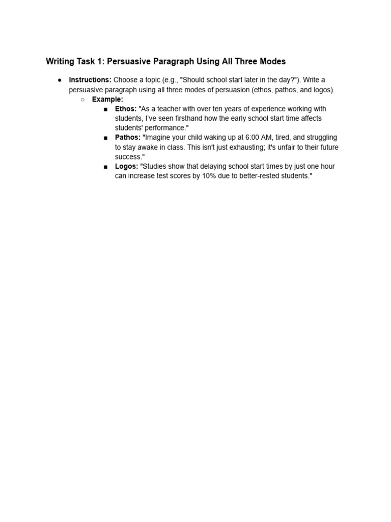 Persuasive Writing Techniques | PDF