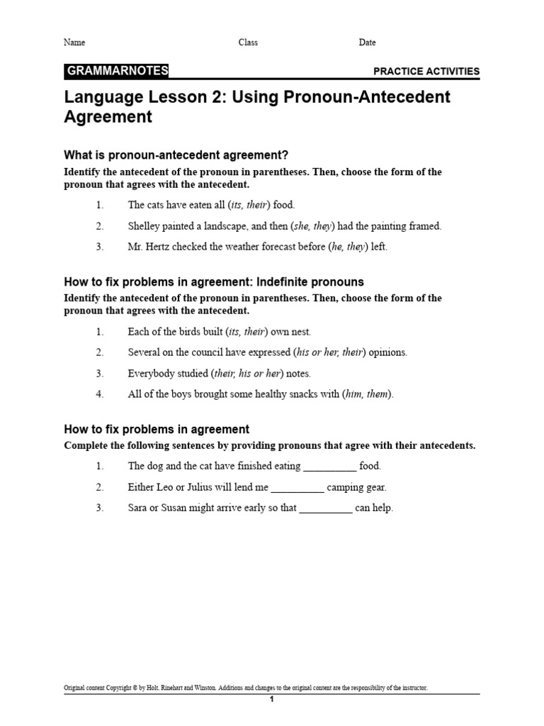 Pronouns Worksheet Beginners Level | PDF | Pronoun | Language Mechanics