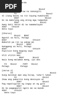 Tingin Chords by Cup of Joe | PDF