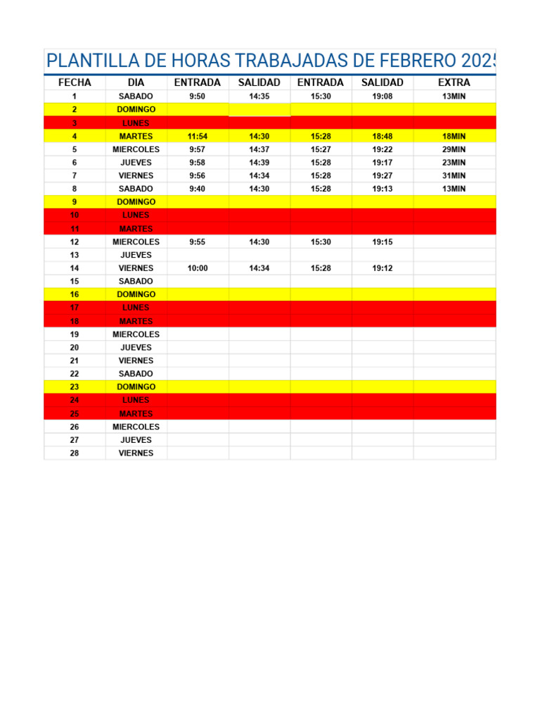Trabajo Febrero | PDF