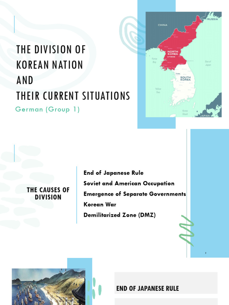 The Division of Korean Nation and Their Current Situations | PDF ...