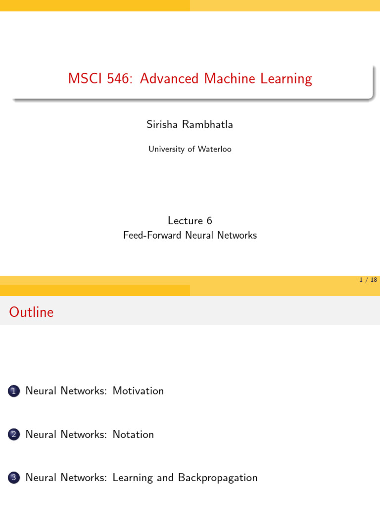 lec6 (1) | PDF | Applied Mathematics | Computational Neuroscience