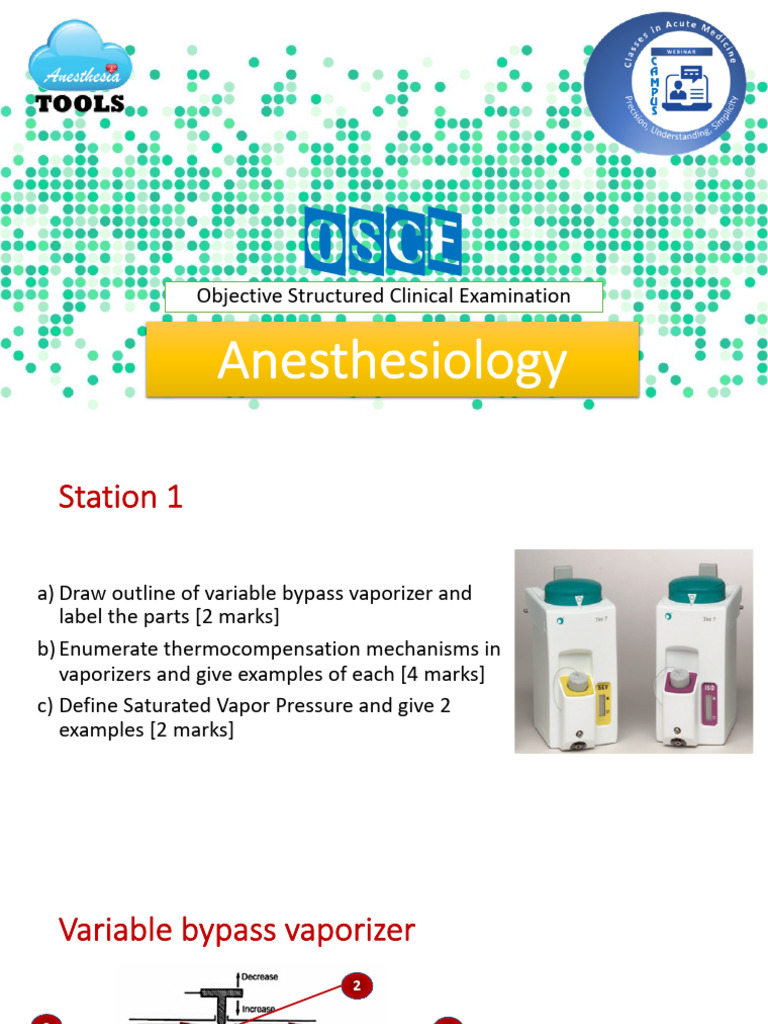 Anesthesiology OSCE Guide | PDF | Anesthesia | Cardiac Arrest