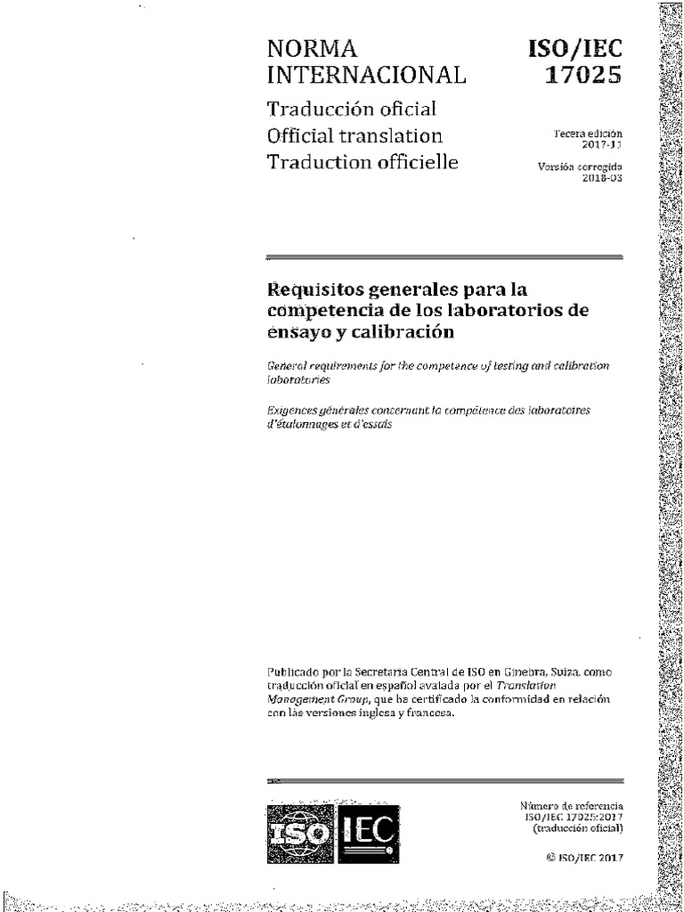 Iso 17025 2017 | PDF