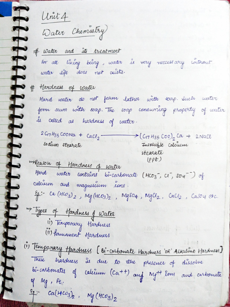 Water Chemistry | PDF