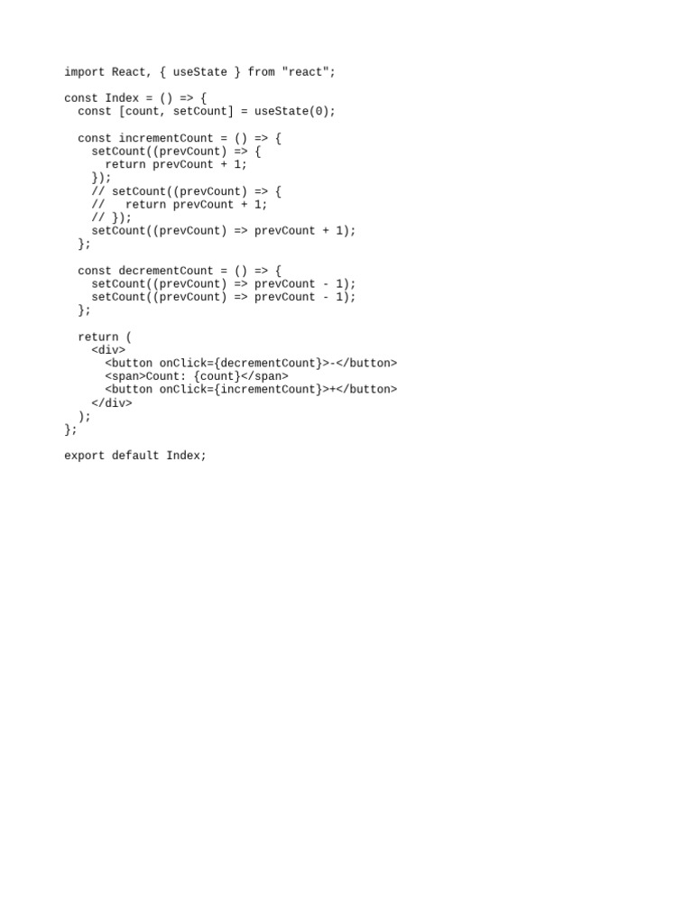 1 UseState Basics | PDF