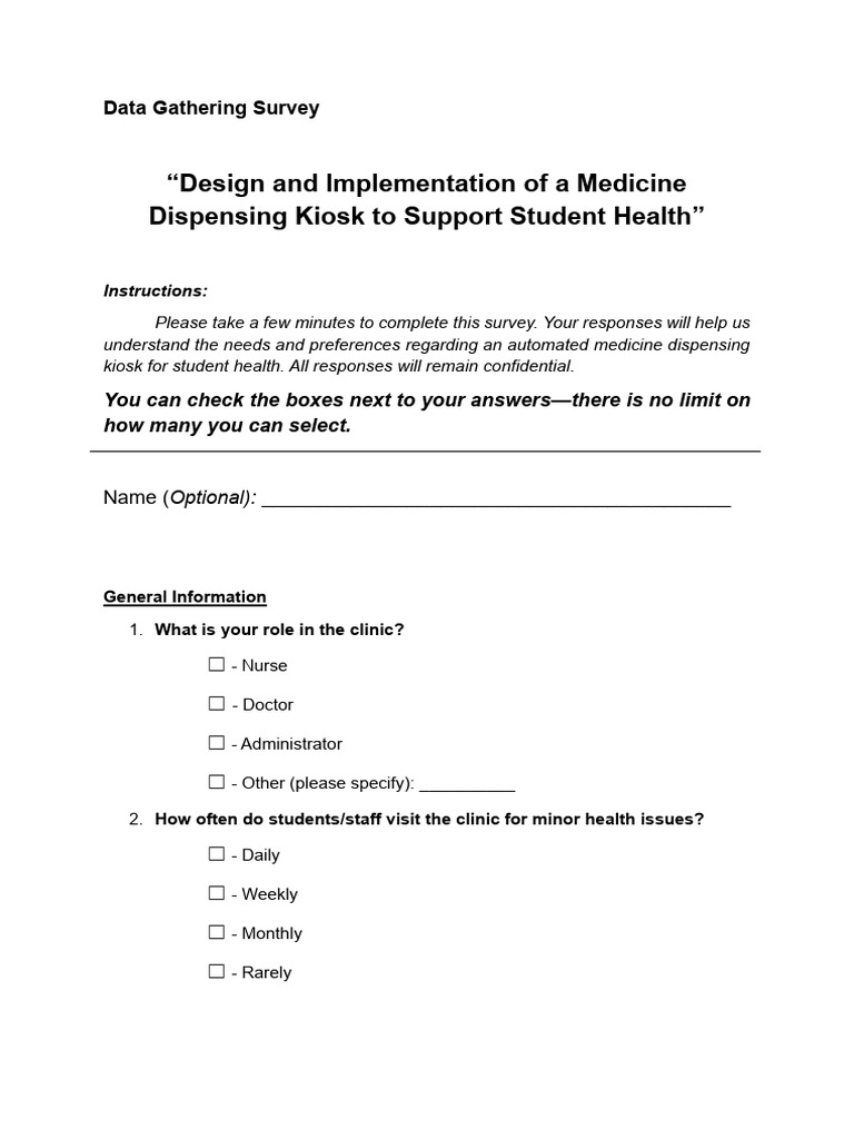 Data-Gathering-Survey | PDF | Over The Counter Drug | Medicine