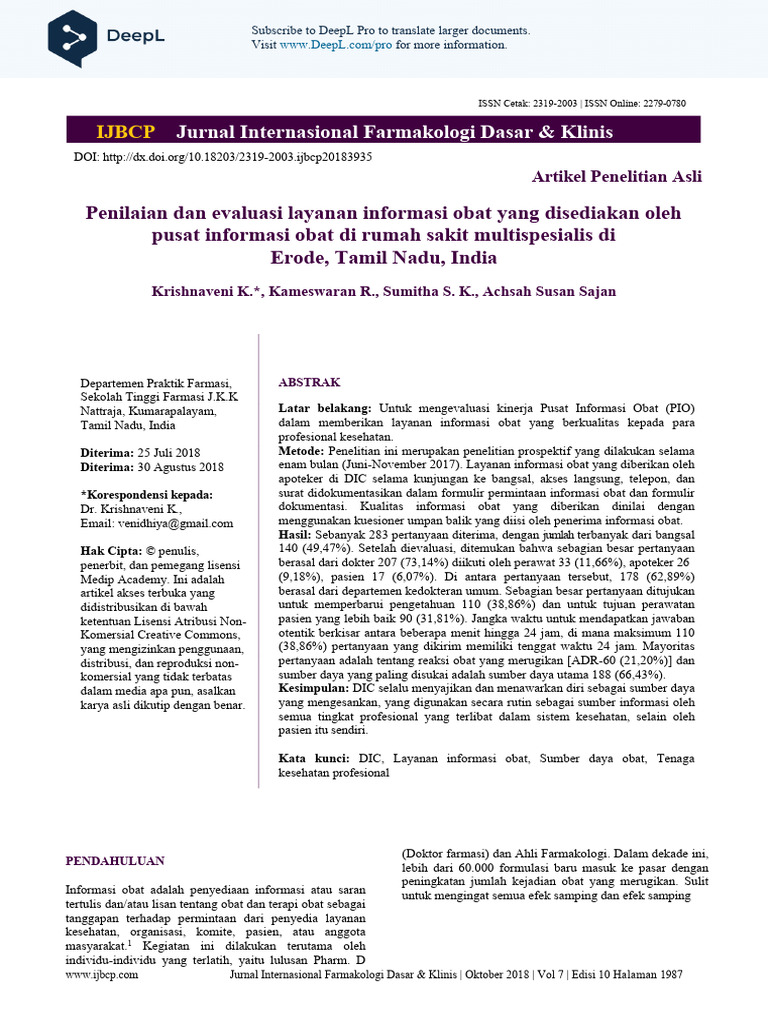 Assessment - and - Evaluation - of - Drug - Information - Serv Id | PDF