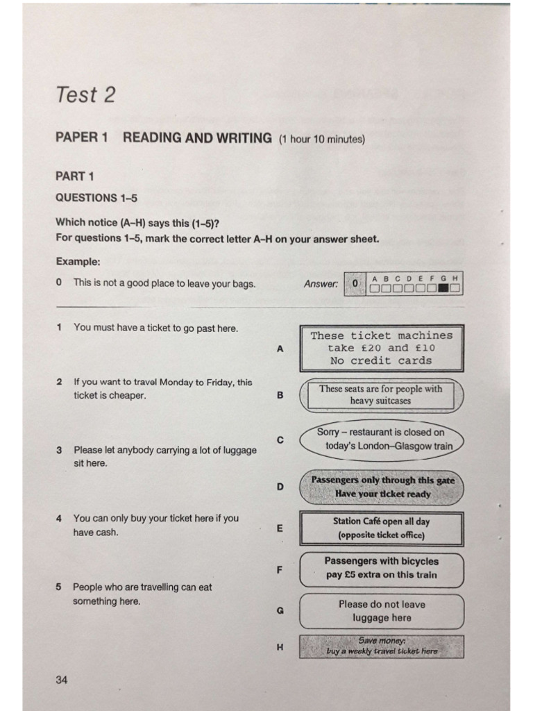 Reading Test 2 - FI | PDF