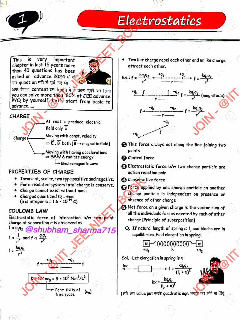 Electrostatics | PDF