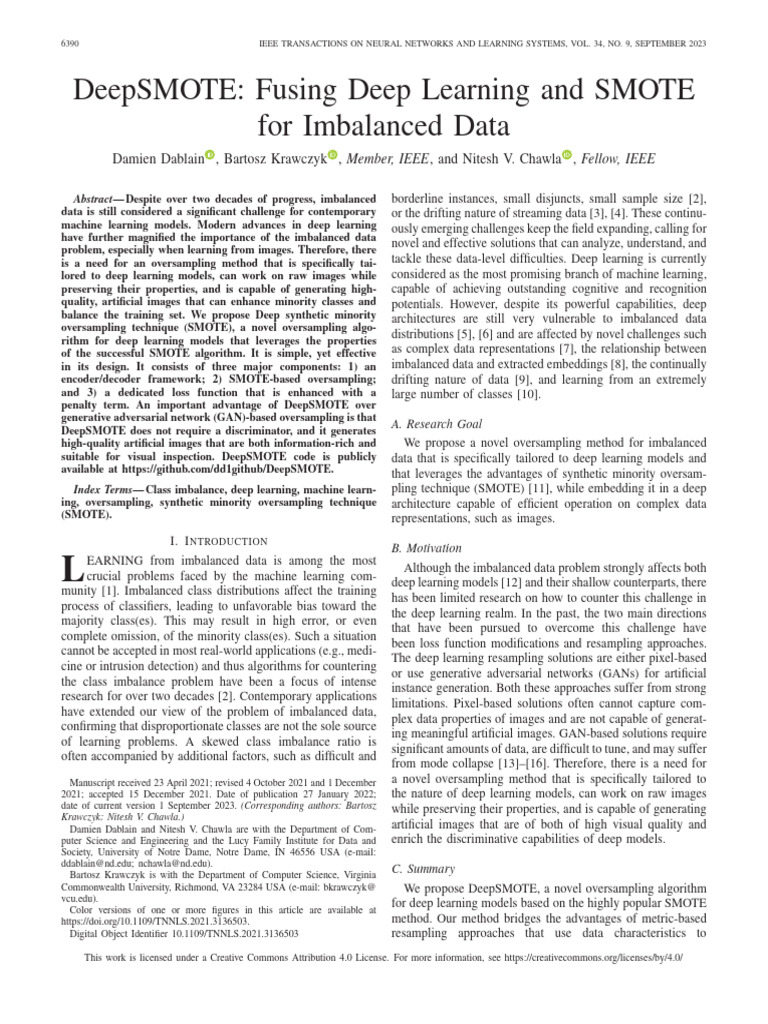 DeepSMOTE_Fusing_Deep_Learning_and_SMOTE_for_Imbalanced_Data | PDF ...