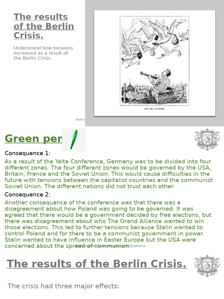 Lesson 3 Impact of Berlin Blockade | PDF | Nato | Soviet Union
