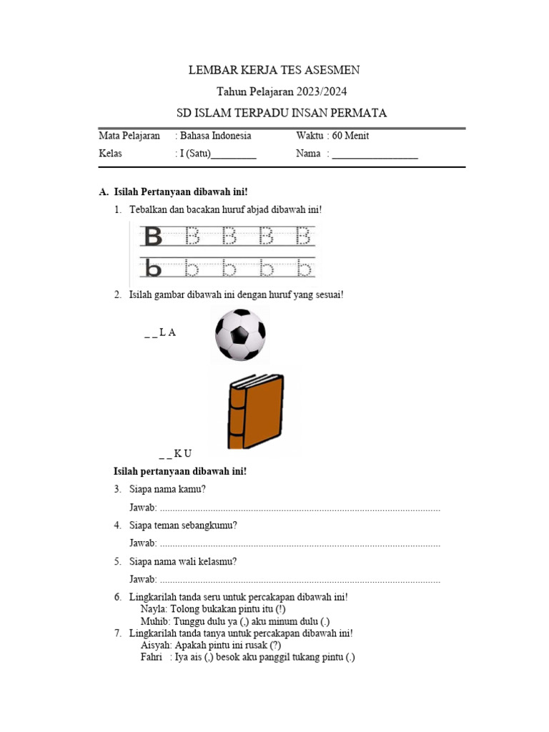 Instrumen Asesmen | PDF