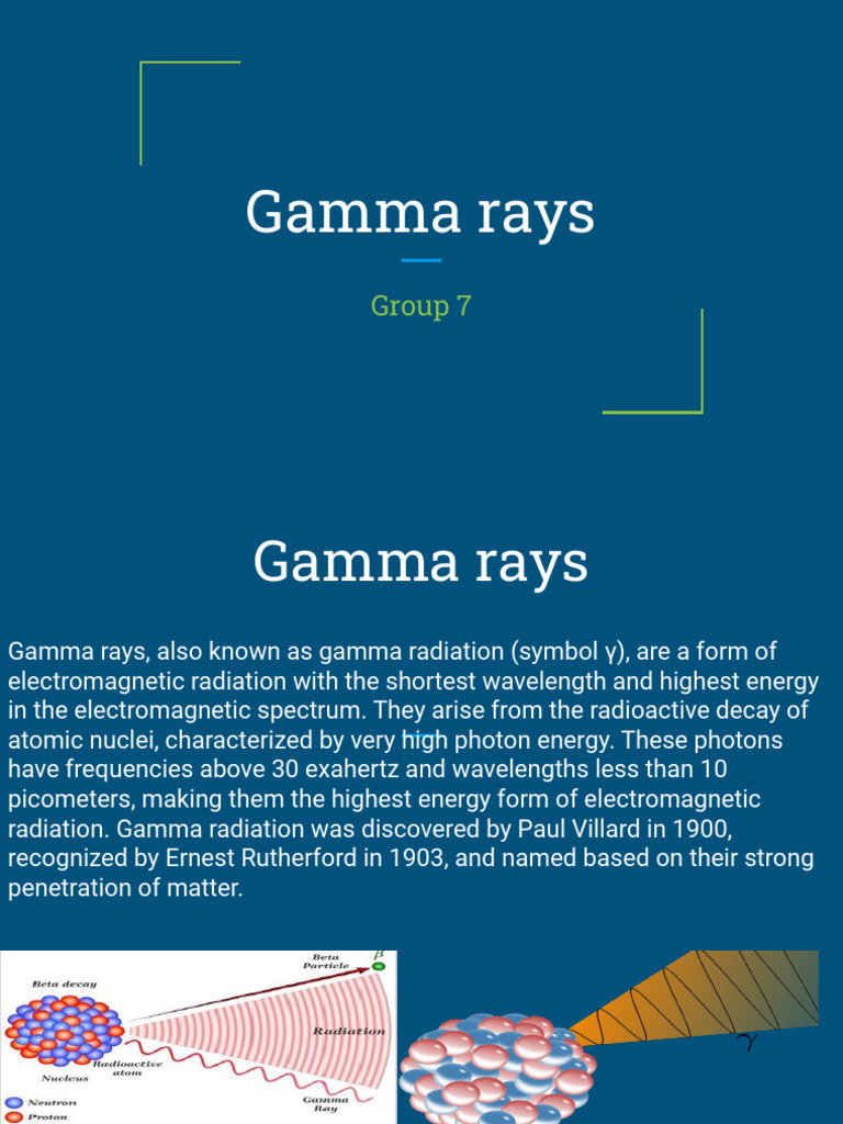 Inbound 3861462313311577291 | PDF | Gamma Ray | Radiation