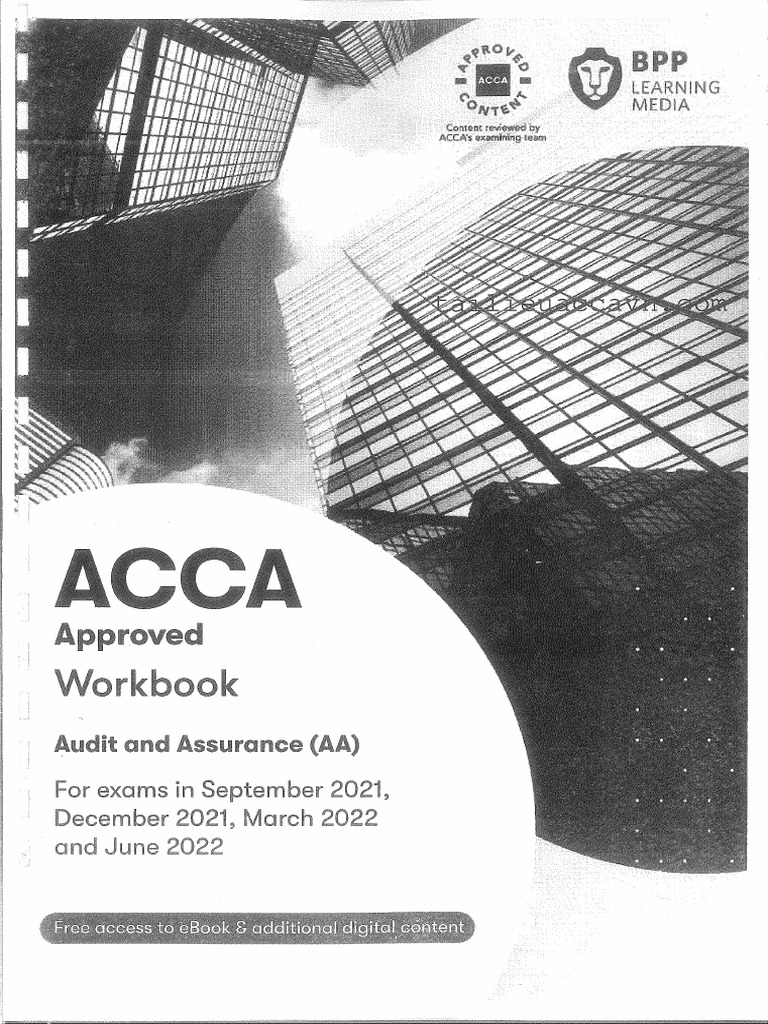 Audit and Assurance - Workbook | PDF