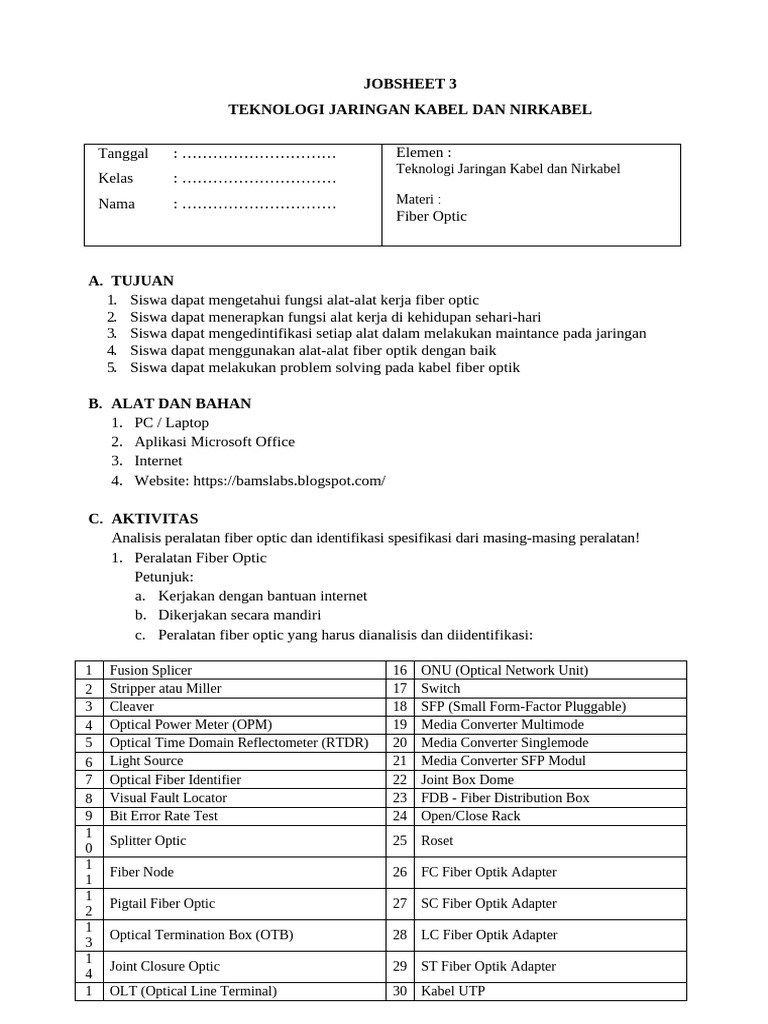 Jobsheet4 TJKN | PDF