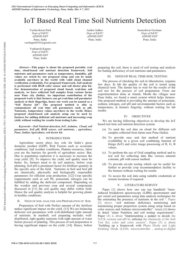 Soil_Nutrients_Detection | PDF | Soil | Fertilizer