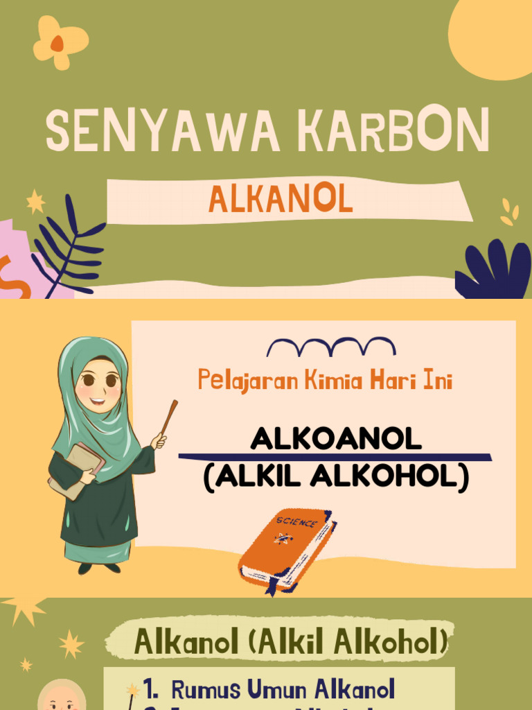 Alkanol: Jenis, Sifat, dan Kegunaan | PDF