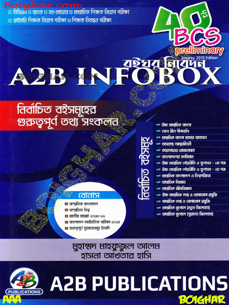 InfoBox Important Topics | PDF