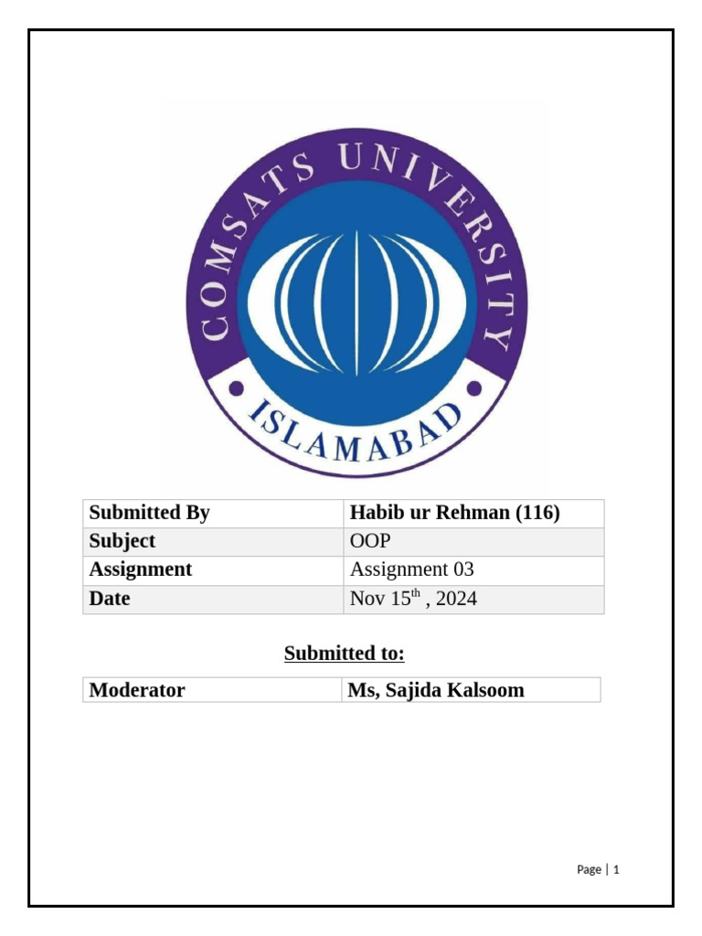 Assignmnet polymorphism | PDF | Computer Engineering | Object (Computer ... Assignmnet polymorphism | PDF | Computer Engineering | Object (Computer ...