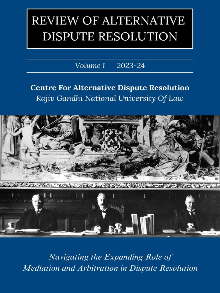 ADR | PDF | Mediation | Alternative Dispute Resolution