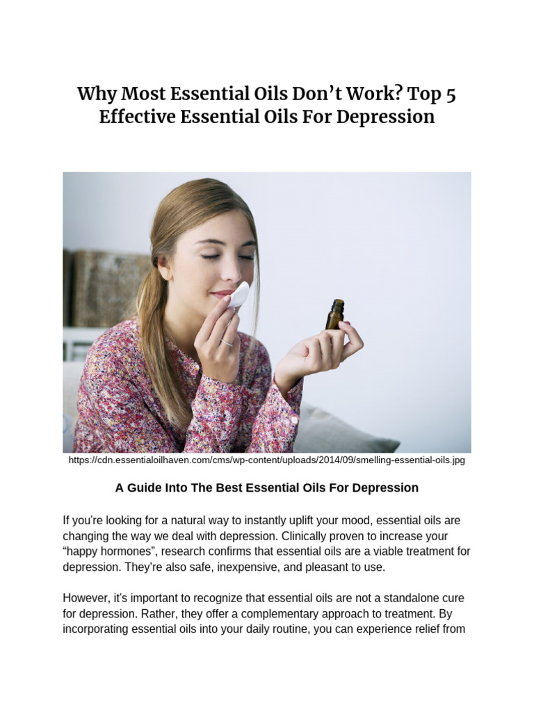 Why Most Essential Oils Don't Work - Top 5 Effective Essential Oils For ...
