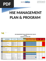 Hse Management Plan2025 | PDF | Safety | Occupational Safety And Health