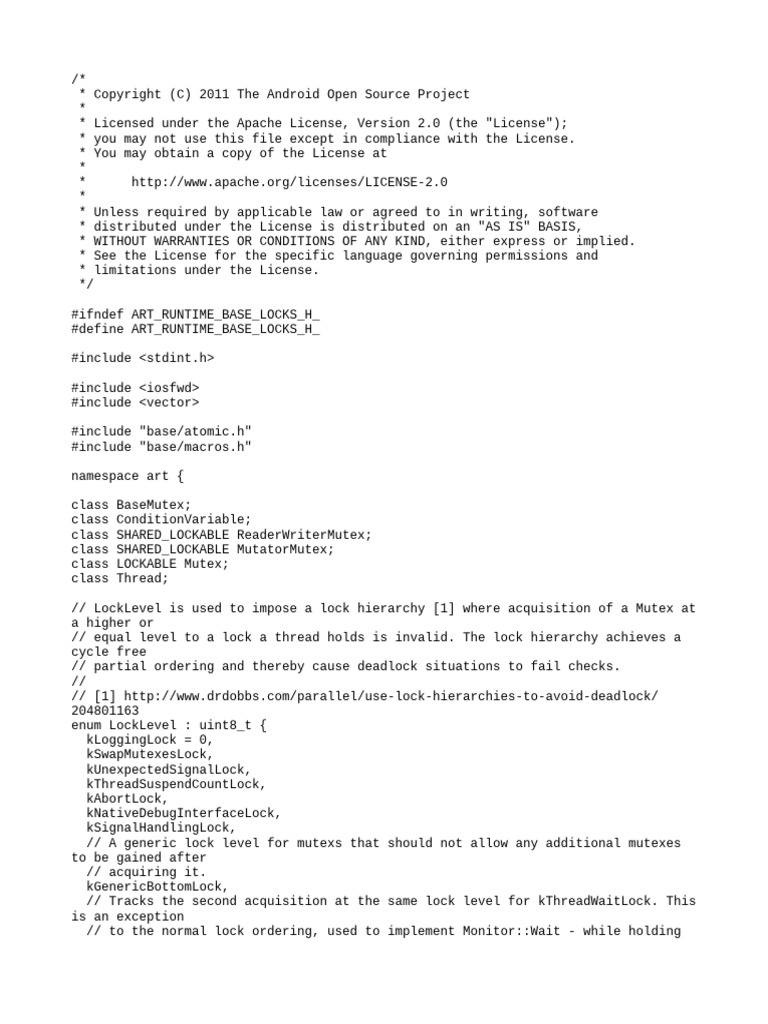 locks (2) | PDF | License | Thread (Computing)