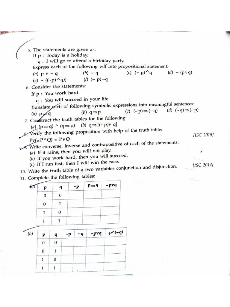 propositional logic | PDF
