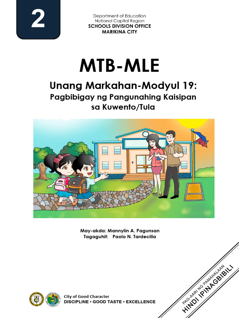 NCR Final Mtb2 q1 m19 | PDF