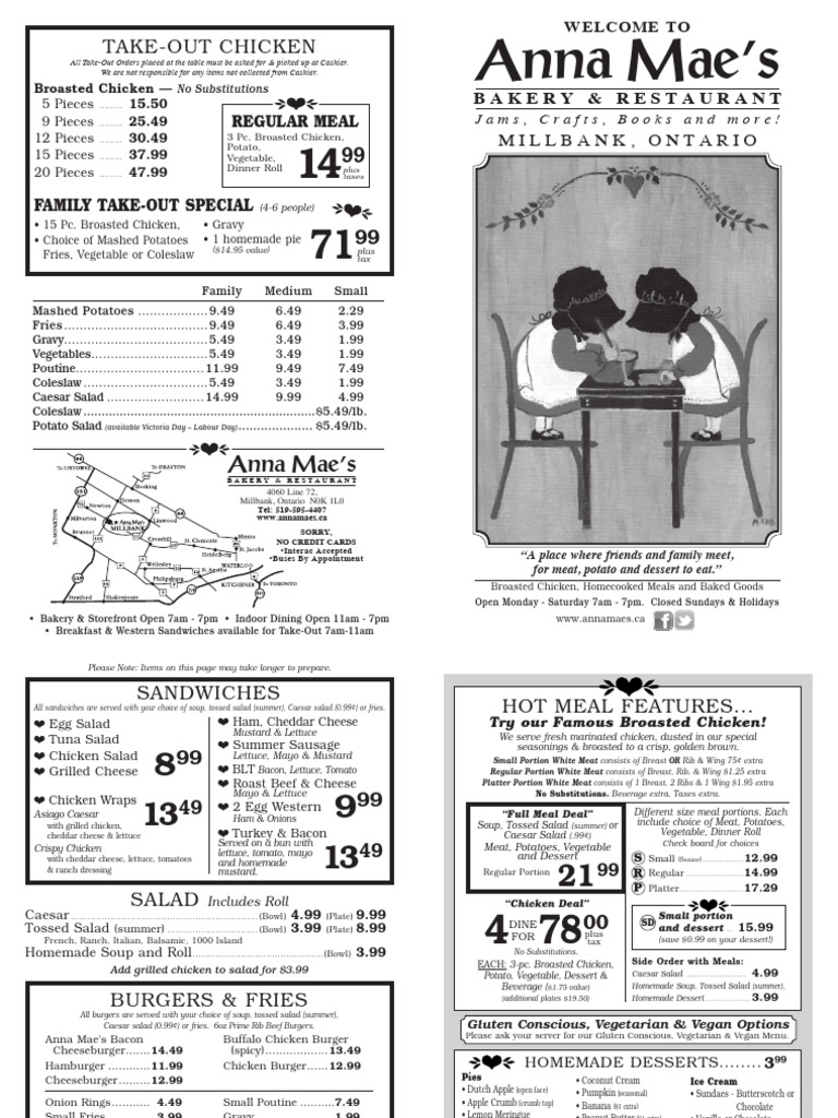 AM Regular Menu 8.5x11 Nov 2022 REV | PDF | Salad | Hamburgers