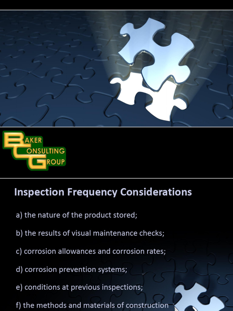 Inspection Interval Resume | PDF | Corrosion | Fracture