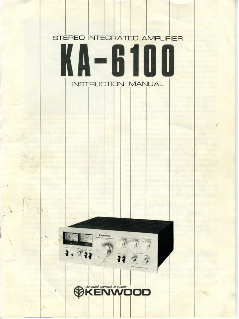 Ka 6100 | PDF