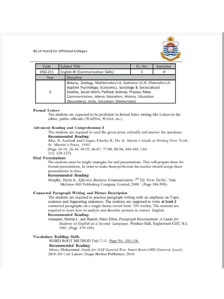 ENG-213 (Past Papers) | PDF