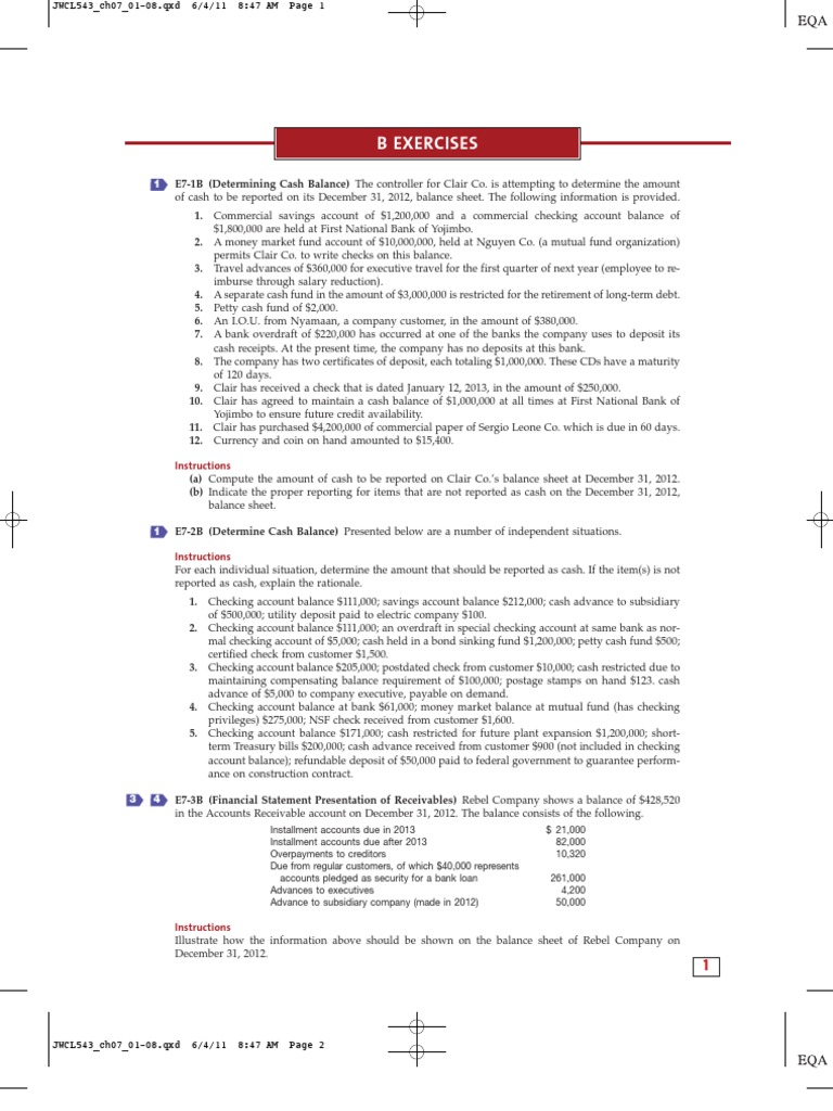 CH 07 | PDF | Bad Debt | Debits And Credits