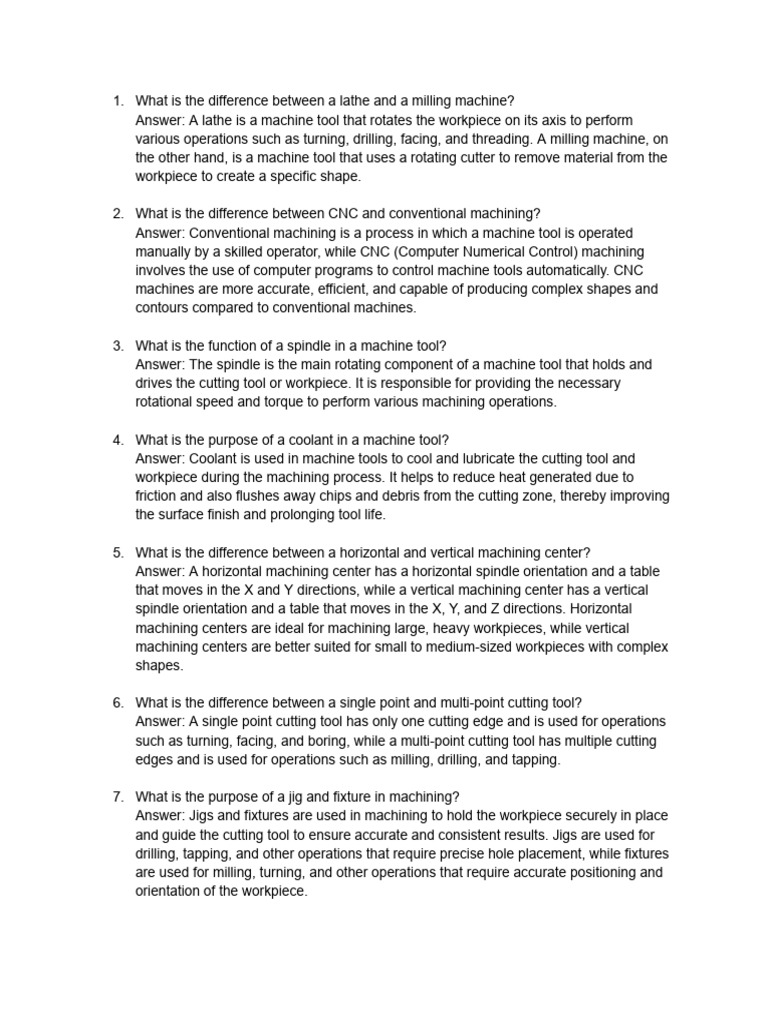 Machine Tools | PDF | Machining | Numerical Control