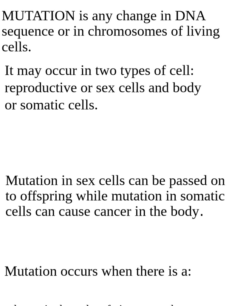 Mutation | PDF | Mutation | Gene Duplication