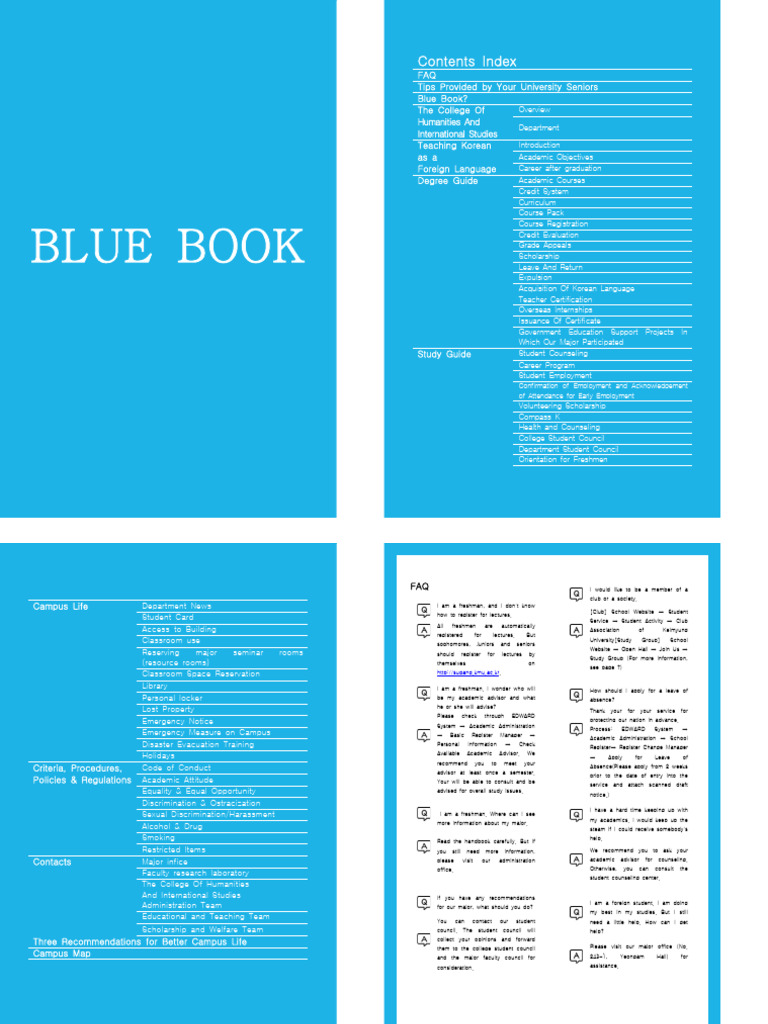Bluebook | PDF | Korean Language | Language Education