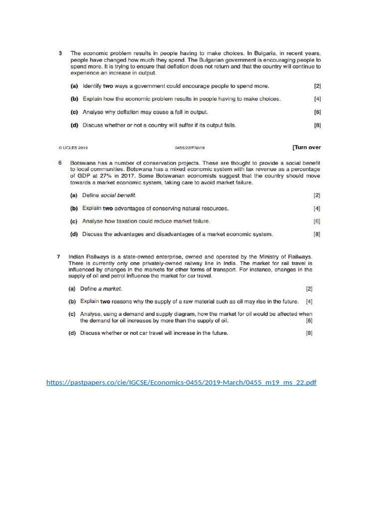Economics Q22,2019 | PDF